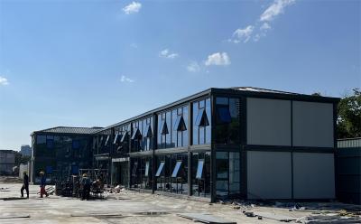 中国 簡単に組み立てられる モジュラルのコンテナハウス,取り外せる鋼製のコンテナオフィス 販売のため