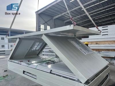 China BOX SPACE 15 Minutes Installed Foldable Container House Prefabricated Mobile Homes For Construction Site And Shelter for sale