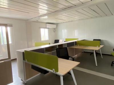 China Prefabricated Tiny Temporary Container Homes Mobile Prefab House For Work for sale