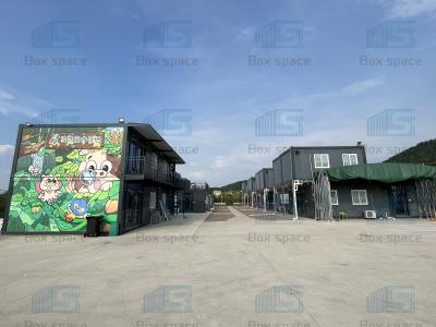 Cina Case di noleggio in acciaio galvanizzato Container Due piani Cabina d'ufficio pronta in vendita