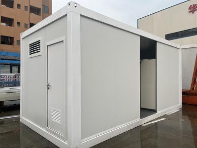 Cina Contenitori di stoccaggio in acciaio a confezione piatta Edifici modulari a confezione piatta Bagno portatile a confezione piatta Per cantiere in vendita