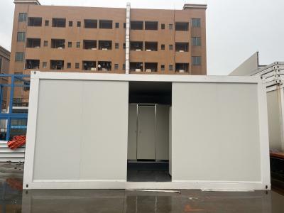 Cina Contenitori di stoccaggio in acciaio a confezione piatta Edifici modulari a confezione piatta Bagno portatile a confezione piatta Per cantiere in vendita