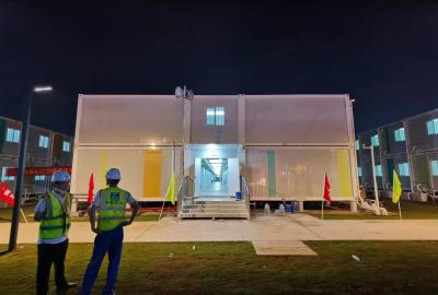 China Casas de contenedores desmontables con sistema de desmontaje y tamaño personalizado flexible en venta