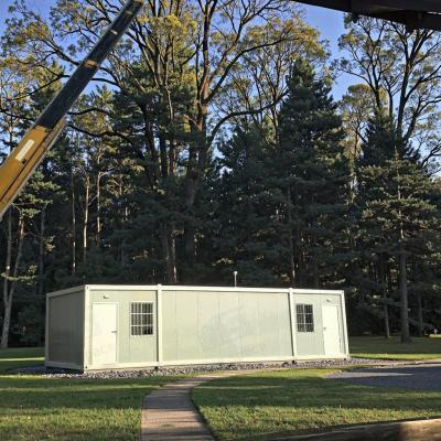 中国 Boxspace 40フィート ラグジュアリー 2ベッドルーム 取り外し可能コンテナハウス ガラスコンテナハウス オーストラリア規格 プレハブ住宅 タイニーハウス 販売のため