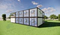 China Boxspace High Strength Modular Container House Prefabricated Dormitory for Construction Site Accommodation for sale