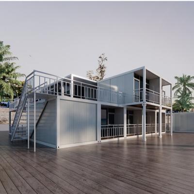 China 40ft Container House Prefabricated House With 2 Bedroom Customized Design Container House Prefab Modular Container House for sale