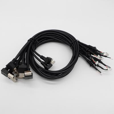 中国 USB-AからJstコネクタを遮断し,オーバー・モールディング・ストレインリリーフ直角USBケーブル 販売のため