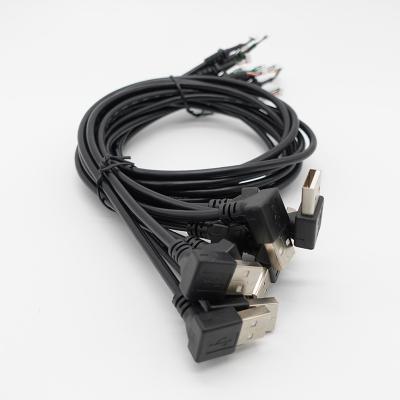 中国 USB-AからJstコネクタを遮断し,オーバー・モールディング・ストレインリリーフ直角USBケーブル 販売のため