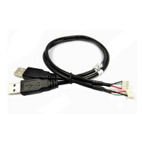 China Plug Computer Wiring Harness 5 Pin JST to USB Cable Assembly Data Cable Braid 100pcs for sale