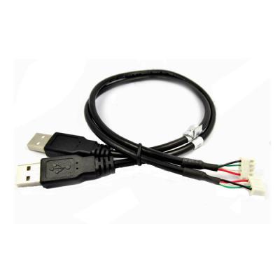 China Plug Computer Wiring Harness 5 Pin JST naar USB kabel Assemblage Data kabel vlecht 100pcs Te koop