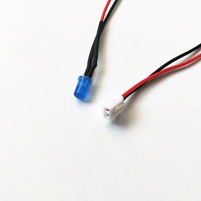 China LED Diodo luminoso parpadeante Arnés de alambre de luz para electrónica OEM ODM conector ZH PH en venta