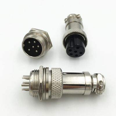 Cina Mercato America GX16 connettore a filo connessione per l'aviazione GX16 4 pin in colore nero in vendita