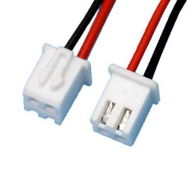 Cina OEM ODM Cablaggio JST XH 2.54mm Pitch XHP-2 Maschio a femmina connettore di estensione cablaggio in vendita