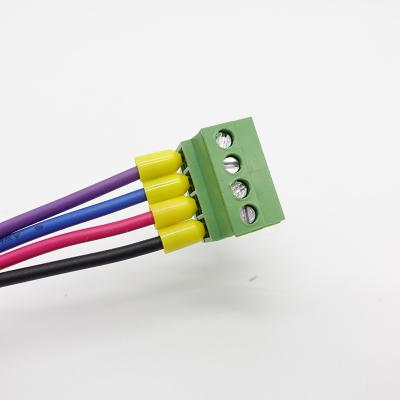 China Bloco de terminal de parafuso de enxaguante verde profissional de 3,81 mm para arnês de fiação de automóveis à venda