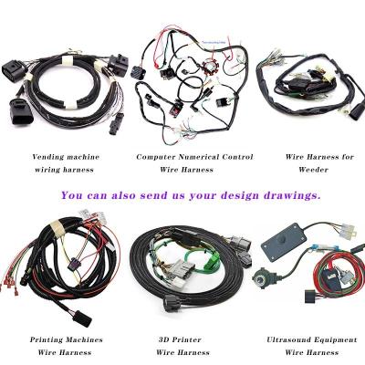 China Oceanië Markt OEM ODM Molex JST PHR VNR ZHR 2 3 4 5 6 7 8 pin Connector Twisted Cable Wire Harness Te koop