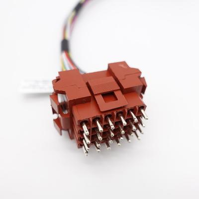 Cina TE 24 pin maschio femmina 207304-1 207305-1 Arnesi di fili di collegamento per cablaggi ad alta tensione in vendita