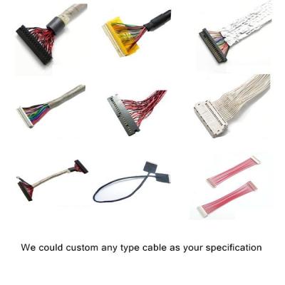 Cina Conductori di rame OEM ODM RoHS Compliant LVDS Cable Assembly per 30 pin 40 pin LCD in vendita