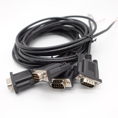 China Customized Length SCSI D-sub DB9 Cables with 25 50 Pin Centronics Male Female Connectors for sale
