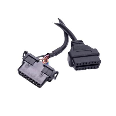 Cina RoHS Compliant Automotive OBD 16 Pin Connector maschio e femmina OEM Color popolare in vendita