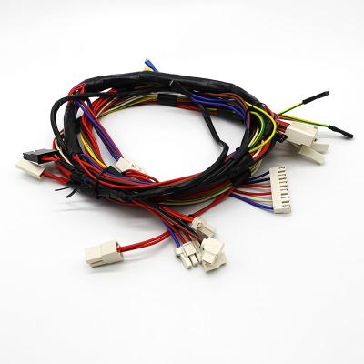 China Kit Fuse Relay Switch Cable Wiring Harness Custom Length White Industrial Wire Harness for sale
