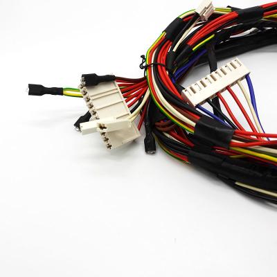 China Kit Fuse Relay Switch Cable Wiring Harness Custom Length White Industrial Wire Harness for sale