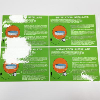 China CDR Household Essentials Labels PVC CMYK Cleaning Product Labels for sale