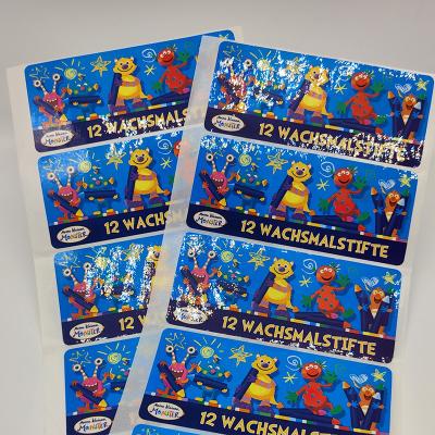 China BOPP-de Stickersvernis Glanzend Matte Laminated Sticker Paper van het Film Zelfklevende Etiket Te koop