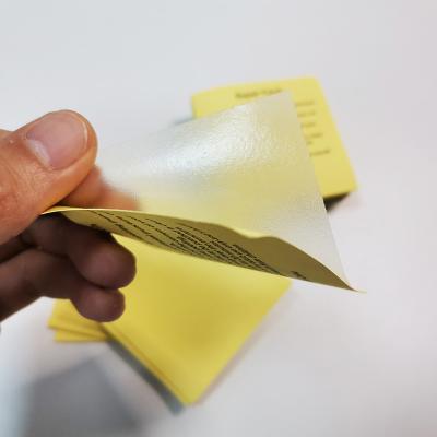 China De waterdichte Opblaasbare Onderwaterkleefstof van pvc van Reparatieflarden Instructie Gedrukte Te koop
