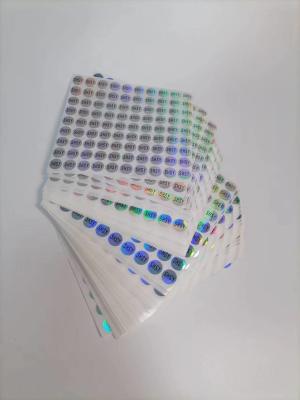 Cina Adesivi con sigillo olografico Easy Peel Stampa resistente ai raggi UV Vinile impermeabile durevole in vendita