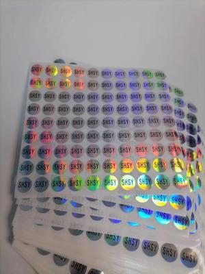 Cina Adesivi con sigillo olografico Easy Peel Stampa resistente ai raggi UV Vinile impermeabile durevole in vendita