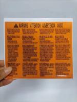 China Custom Waterproof Metallic Stickers For Packaging Labels Silver Polyester  for sale