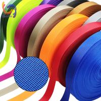 Quality Nylon Weave Crowded Lines Grain Webbing 20mm-50mm Width for Garment 25mm 30mm for sale