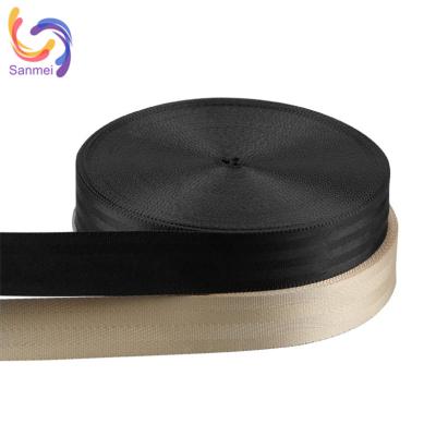 China High Tenacity Polyester/Nylon Car Seat Webbing High Quality Material for Bus Airplane Train Helicopter for sale