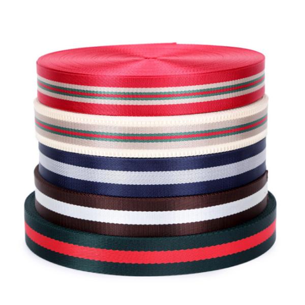 Quality Eco-friendly 1.5 Inch Width Custom Polyester Safety Webbing Belt Multi-Color for for sale