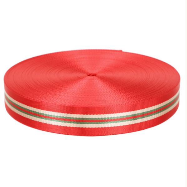 Quality Eco-friendly 1.5 Inch Width Custom Polyester Safety Webbing Belt Multi-Color for for sale