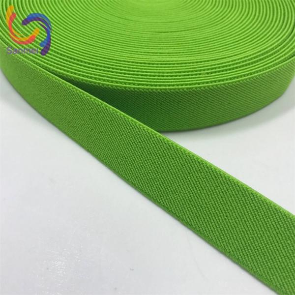 Quality High Quality Reusable Polyester/Nylon Twill Elastic Band Colorful Webbing for for sale