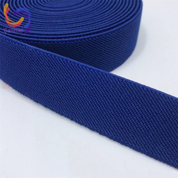 Quality High Quality Reusable Polyester/Nylon Twill Elastic Band Colorful Webbing for for sale