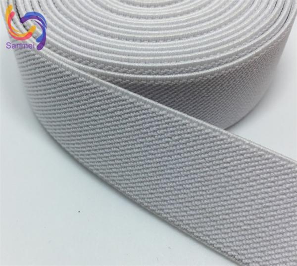 Quality High Quality Reusable Polyester/Nylon Twill Elastic Band Colorful Webbing for for sale