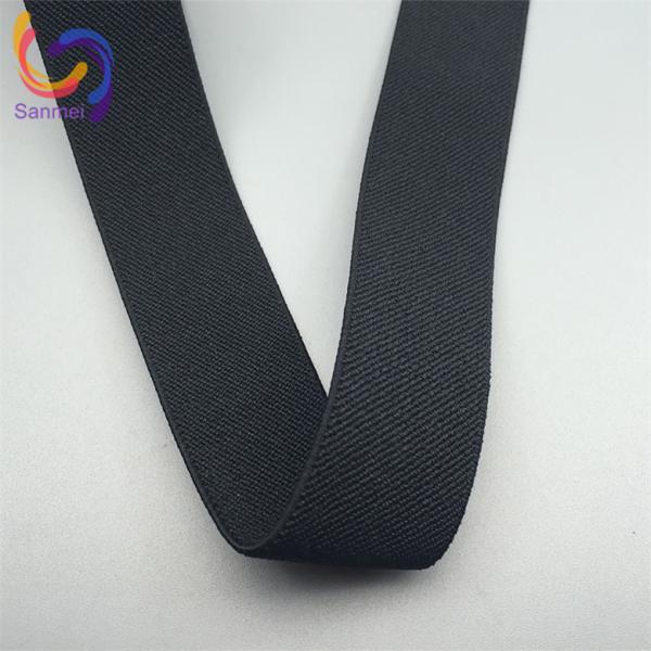 Quality High Quality Reusable Polyester/Nylon Twill Elastic Band Colorful Webbing for for sale