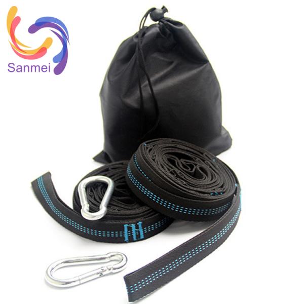 Quality Durable Polyester Hammock Webbing with 15-20 Loops Safety Tree Swing Strap and for sale