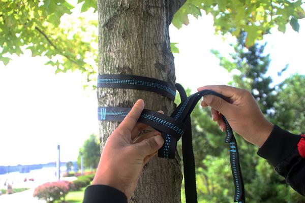 Quality Durable Polyester Hammock Webbing with 15-20 Loops Safety Tree Swing Strap and for sale