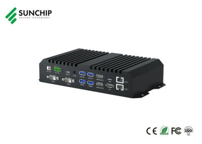 中国 Rockchip RK3588 HD Multimedia Box Octa-Core 8K Double HD Dual Ethernet Edge Computing AI terminal usages 販売のため
