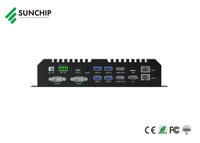 中国 Rockchip RK3588 HD Multimedia Box Octa-Core 8K Double HD Dual Ethernet Edge Computing AI terminal usages 販売のため
