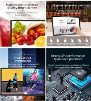 China Thin Closed Frame Interactive Screen Display Plastic Metal Housing Optional for sale