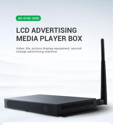 Cina Sistema di esercizio materiale di pubblicità LCD di Android 7,1 del metallo della scatola di HD Media Player in vendita