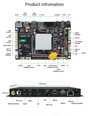 Cina Sistema di esercizio materiale di pubblicità LCD di Android 7,1 del metallo della scatola di HD Media Player in vendita