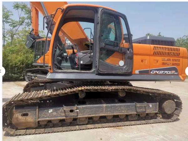 Quality Second Hand Doosan DX270LC Crawler Hydraulic Excavator Bucket Capacity 1.5m3 for sale