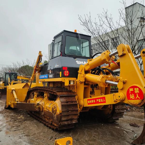 Quality Strong Power SHANTUI SD32 Used Crawler Bulldozer WP12 Engine For Clearing Land for sale