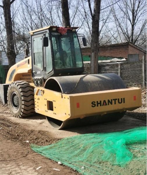 Quality SHANTUI SR22MA Second Hand Road Roller 140kw Rated Power Stable Operation for sale