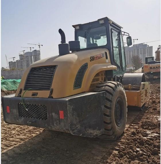 Quality SHANTUI SR22MA Second Hand Road Roller 140kw Rated Power Stable Operation for sale